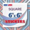 Square Stickers 6″x6″ - AllstateBanners.com